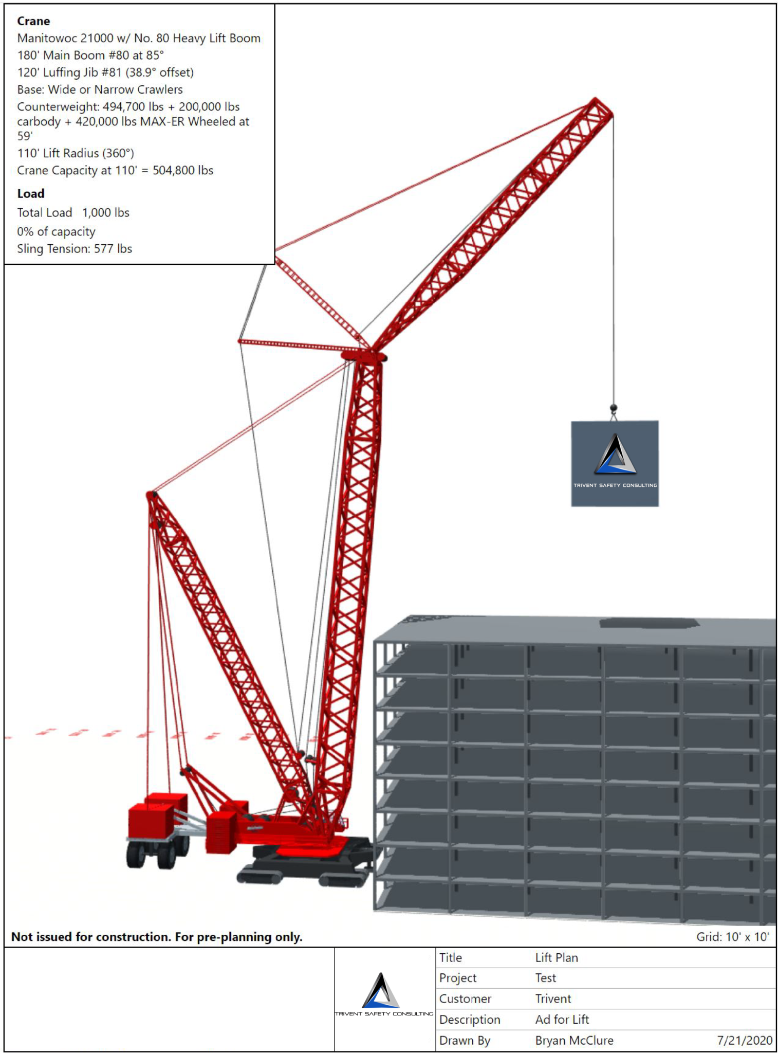 3D Lift Planning for Cranes - Trivent Safety Consulting