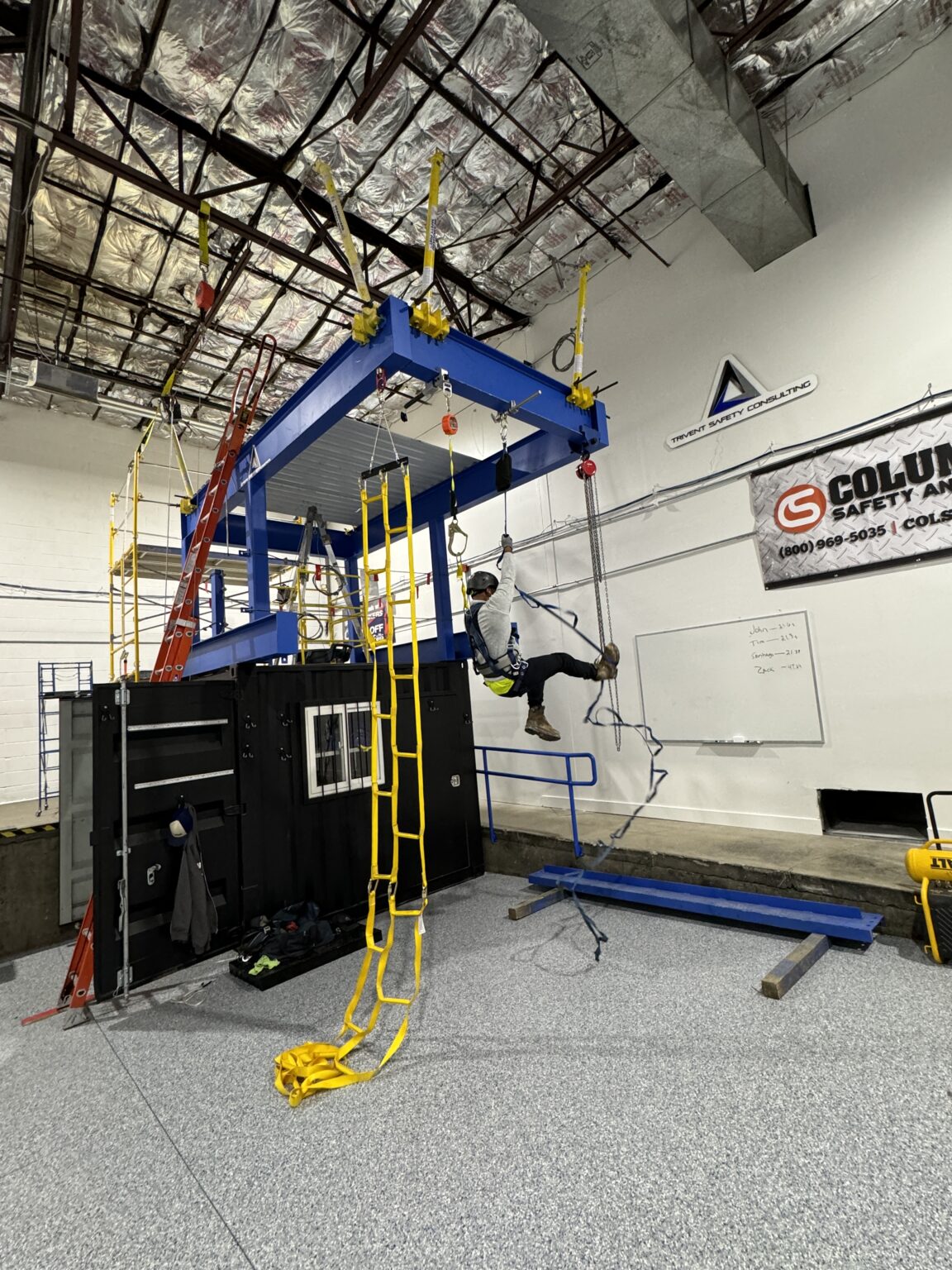 Fall Protection Training at Trivent Safety Consulting's World Class Center
