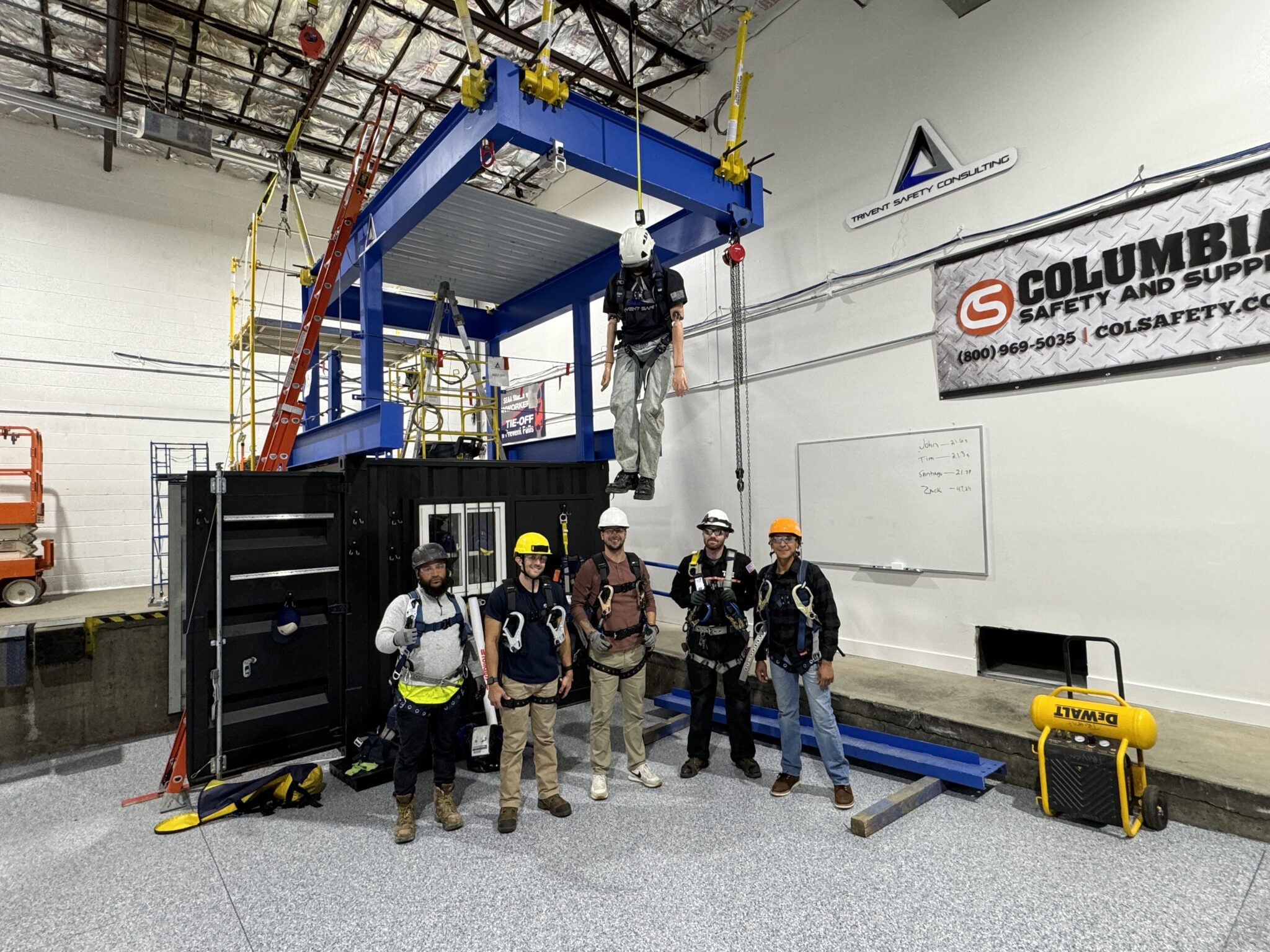 Fall Protection Training at Trivent Safety Consulting's World Class Center
